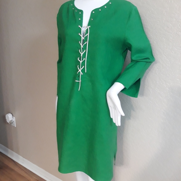 Bill Burns | Tops | Bill Burns Linen Tuniccoverup | Poshmark